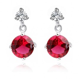 Cercei Fortuna ruby | Azuria.ro